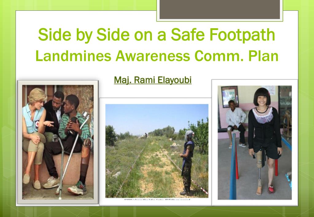 PPT - Landmines Awareness Comm. Plan PowerPoint Presentation, free ...