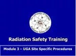 PPT - Radiation Safety Training PowerPoint Presentation, free download ...