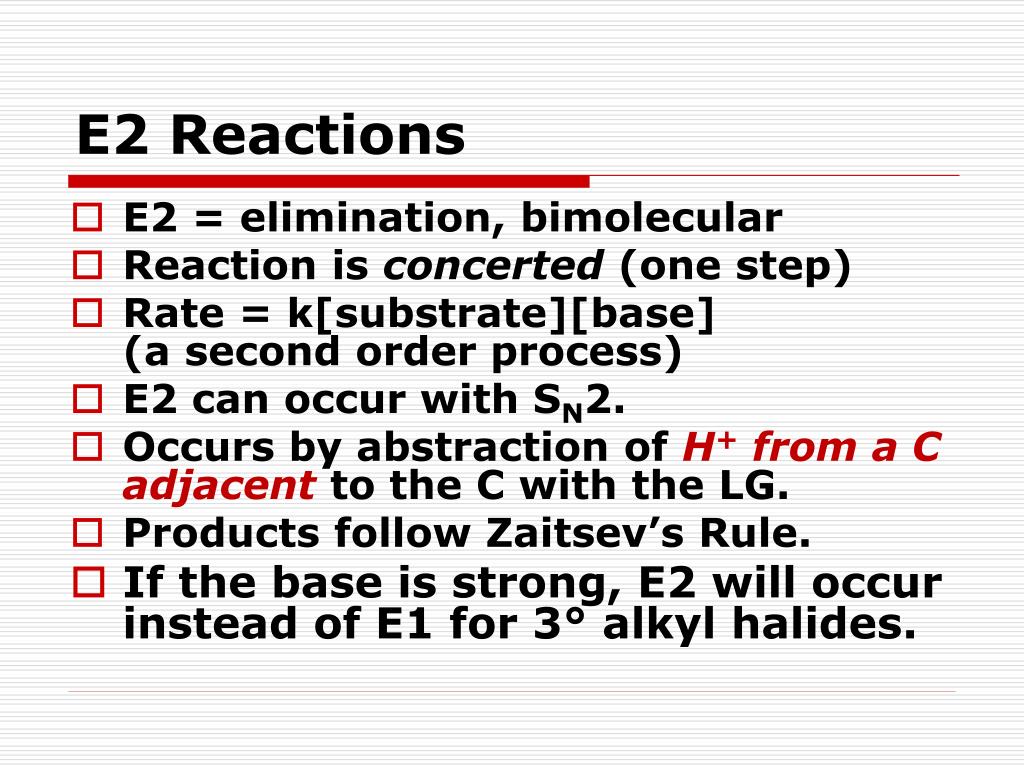 PPT - E2 Reactions PowerPoint Presentation, free download - ID:2439336