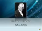 PPT - President Herbert Hoover PowerPoint Presentation, free download ...