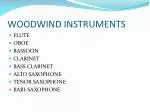 PPT - Woodwind instruments PowerPoint Presentation, free download - ID ...