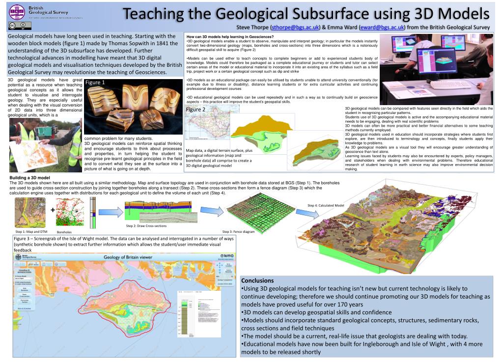 PPT - Teaching the Geological Subsurface using 3D Models PowerPoint ...
