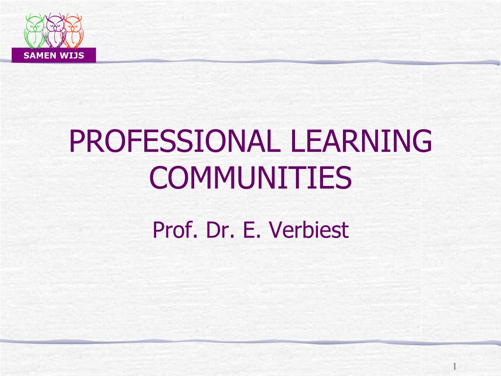 PPT - PROFESSIONAL LEARNING COMMUNITIES PowerPoint Presentation, free ...