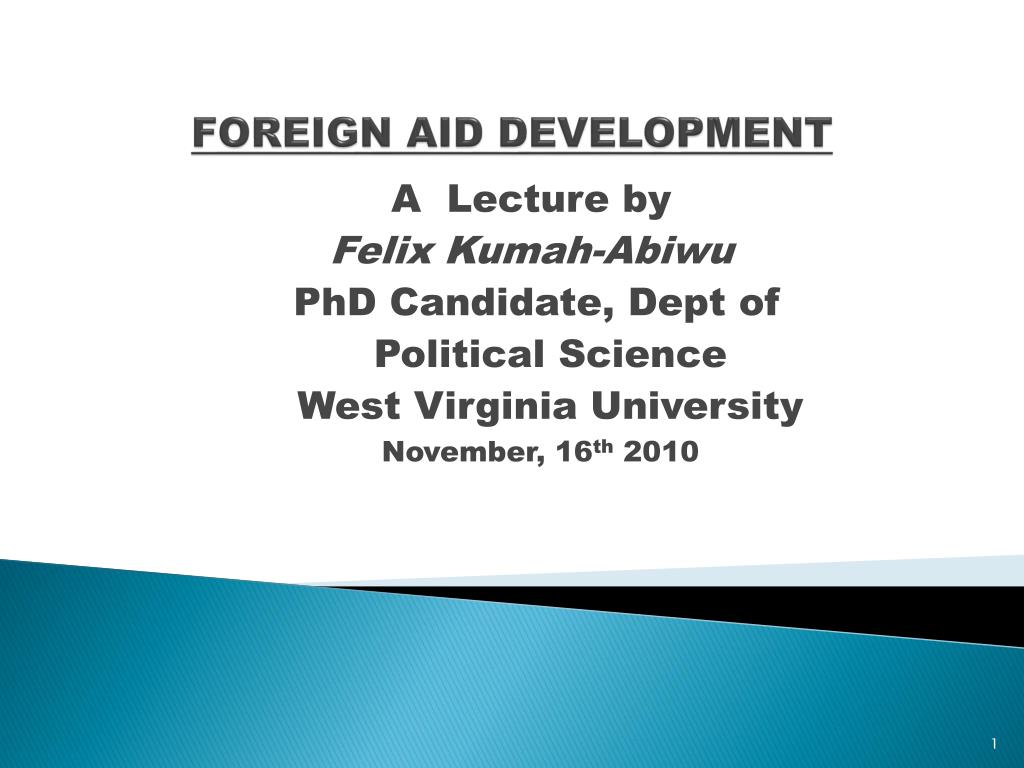 PPT - FOREIGN AID DEVELOPMENT PowerPoint Presentation, free download ...