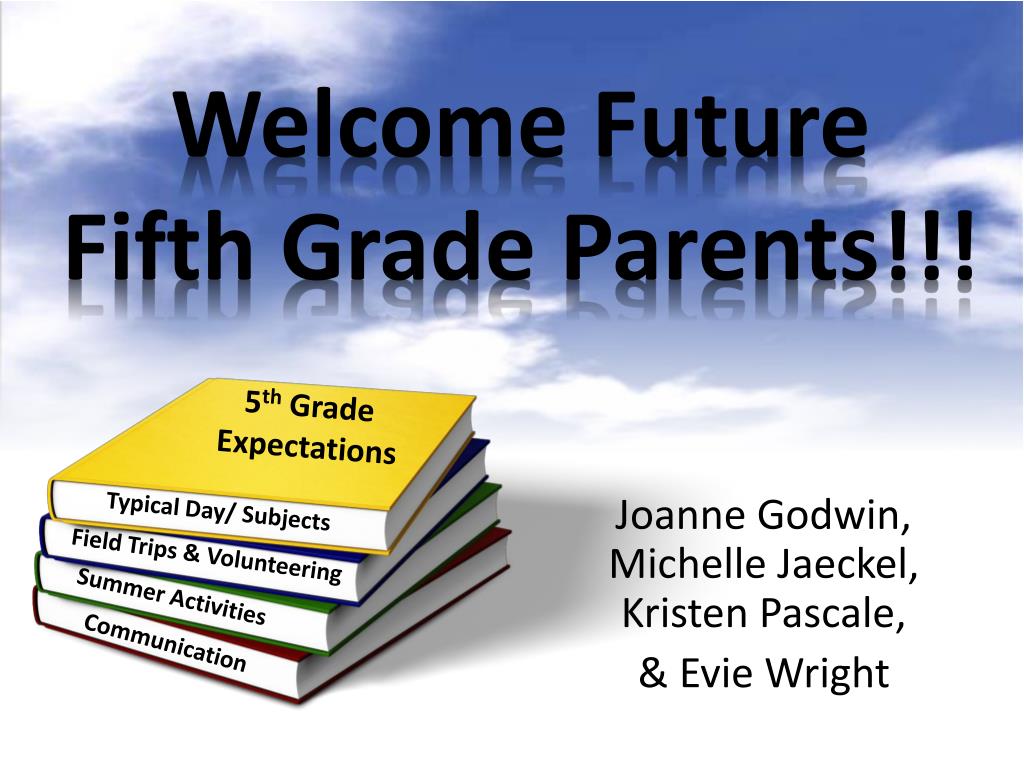 PPT - Welcome Future Fifth Grade Parents!!! PowerPoint Presentation ...
