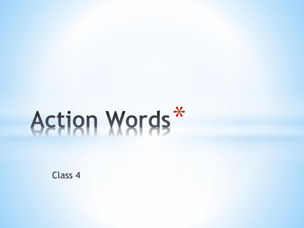 PPT - Action Words PowerPoint Presentation, free download - ID:2445602