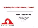 PPT - HBM 3D-stacked DRAM Technology PowerPoint Presentation, free ...