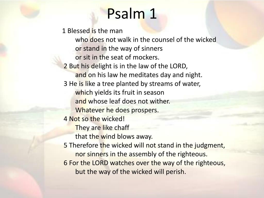 PPT - Psalm 1 PowerPoint Presentation, free download - ID:2446930