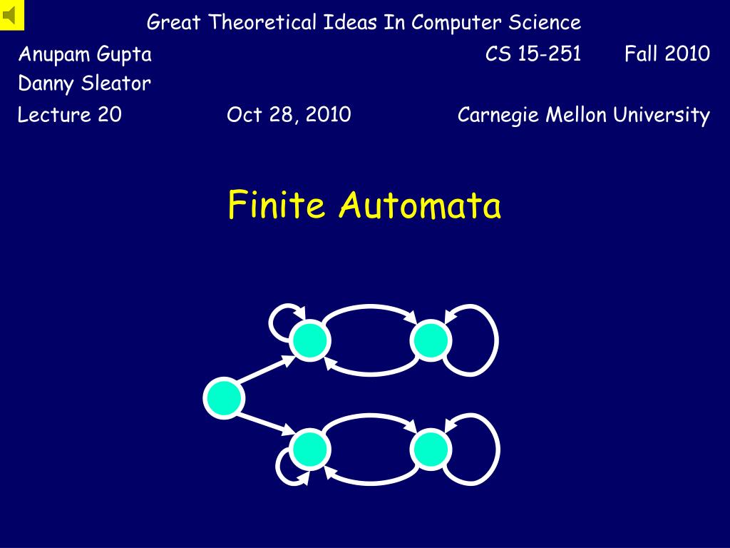 PPT - Finite Automata PowerPoint Presentation, free download - ID:2447862
