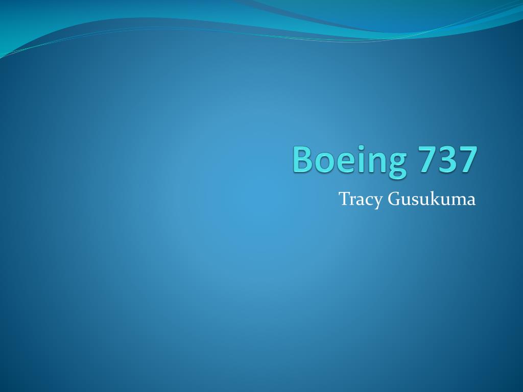 PPT - Boeing 737 PowerPoint Presentation, free download - ID:2448202