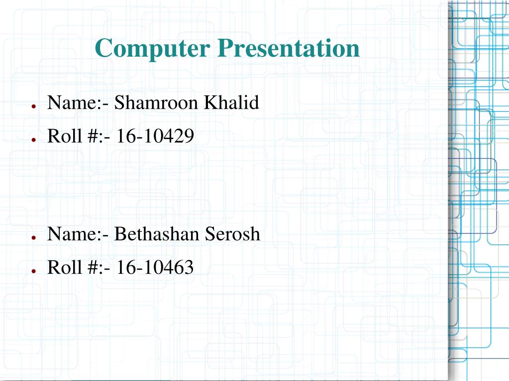 PPT - Computer Presentation PowerPoint Presentation, free download - ID ...