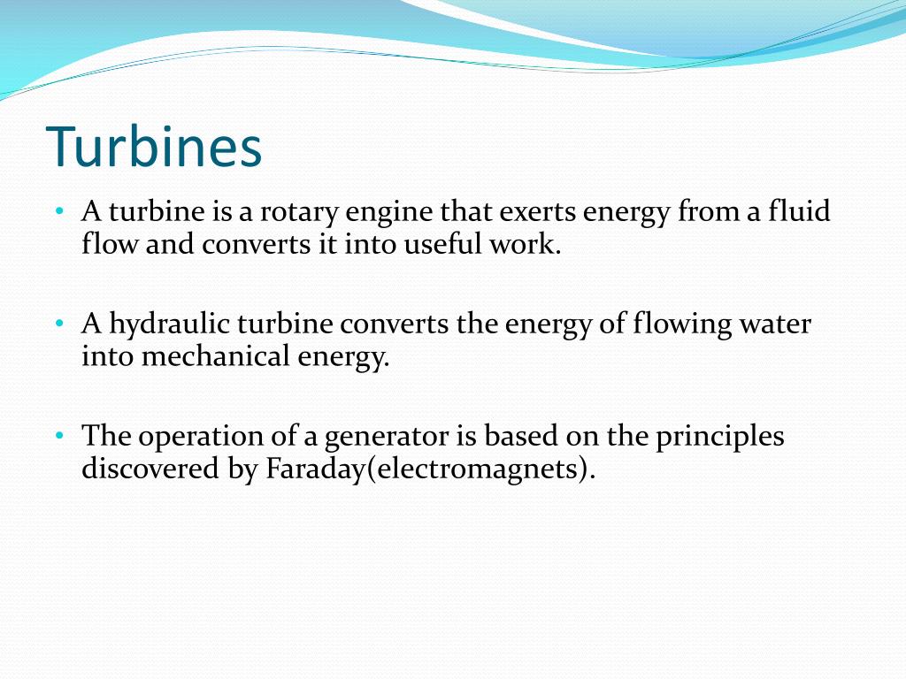 PPT - Turbines PowerPoint Presentation, free download - ID:2449901