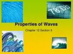 PPT - Properties of Waves PowerPoint Presentation, free download - ID ...
