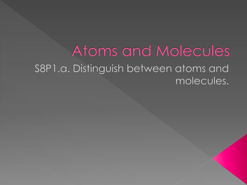 PPT - Atoms and Molecules PowerPoint Presentation, free download - ID ...