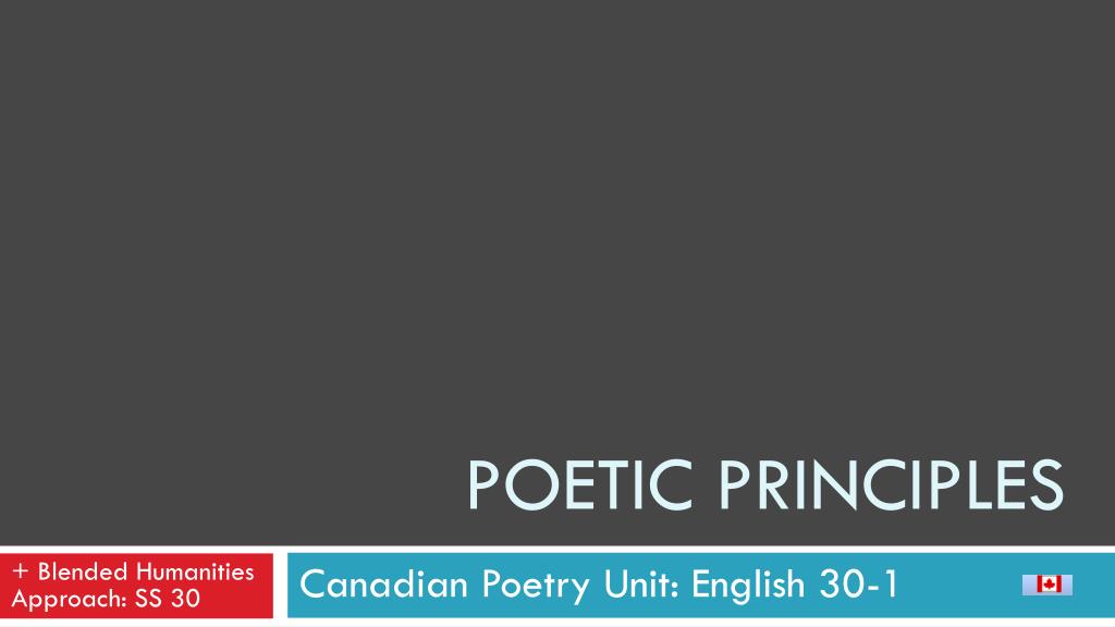 PPT - Poetic Principles PowerPoint Presentation, free download - ID:2451361