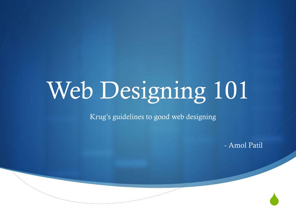 PPT - Web Designing 101 PowerPoint Presentation, free download - ID:2451367