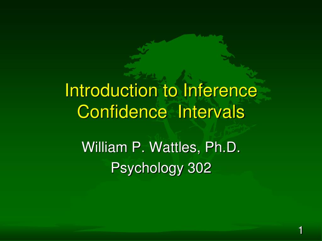 PPT - Introduction to Inference Confidence Intervals PowerPoint Presentation - ID:2452227