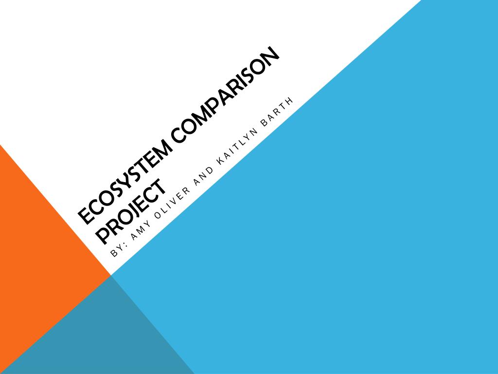 Ppt Ecosystem Comparison Project Powerpoint Presentation Free