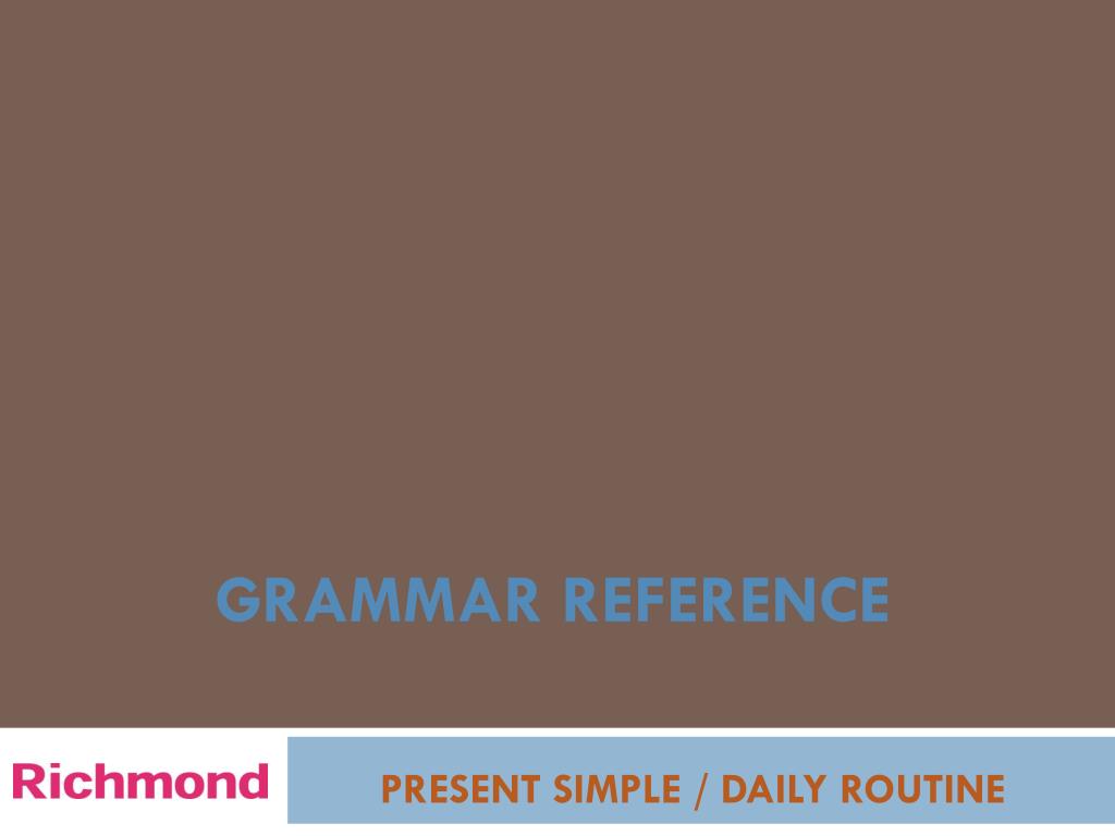 PPT - GRammar reference PowerPoint Presentation, free download - ID:2456771