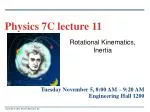 PPT - L-11 Rotational Inertia and Rotational Momentum PowerPoint ...
