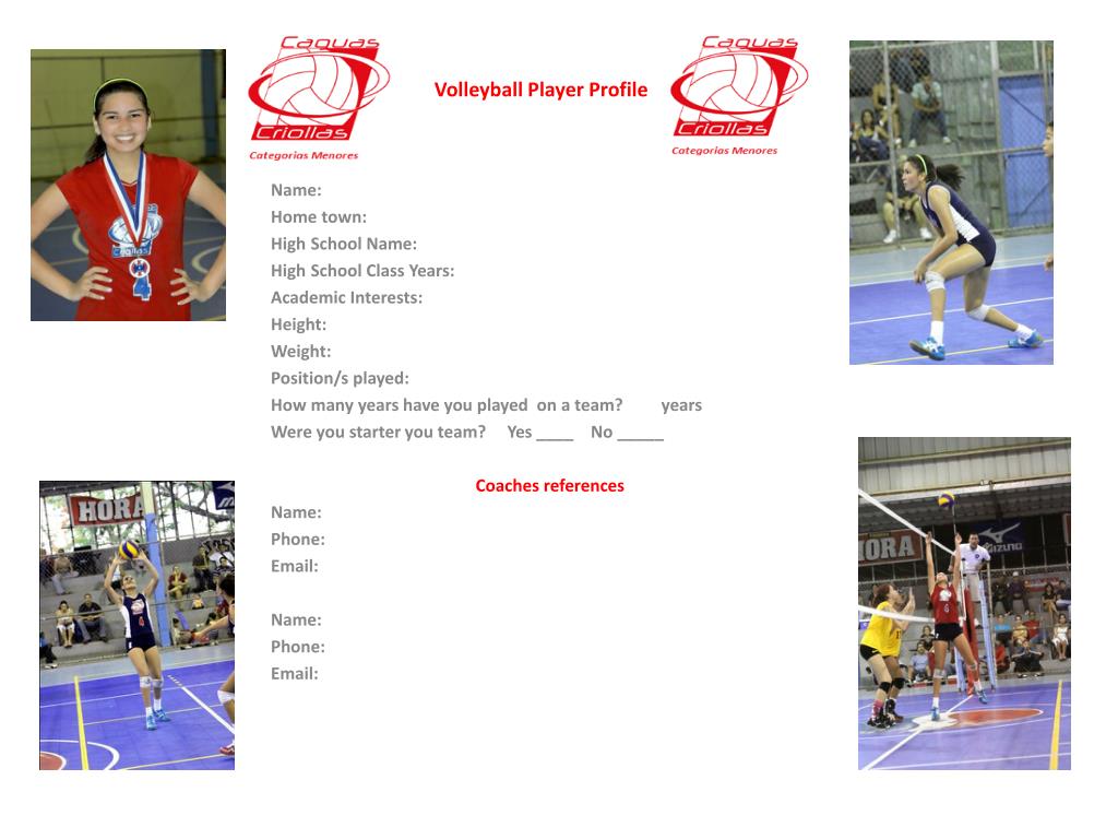 PPT - Volleyball Player Profile PowerPoint Presentation, free download ...