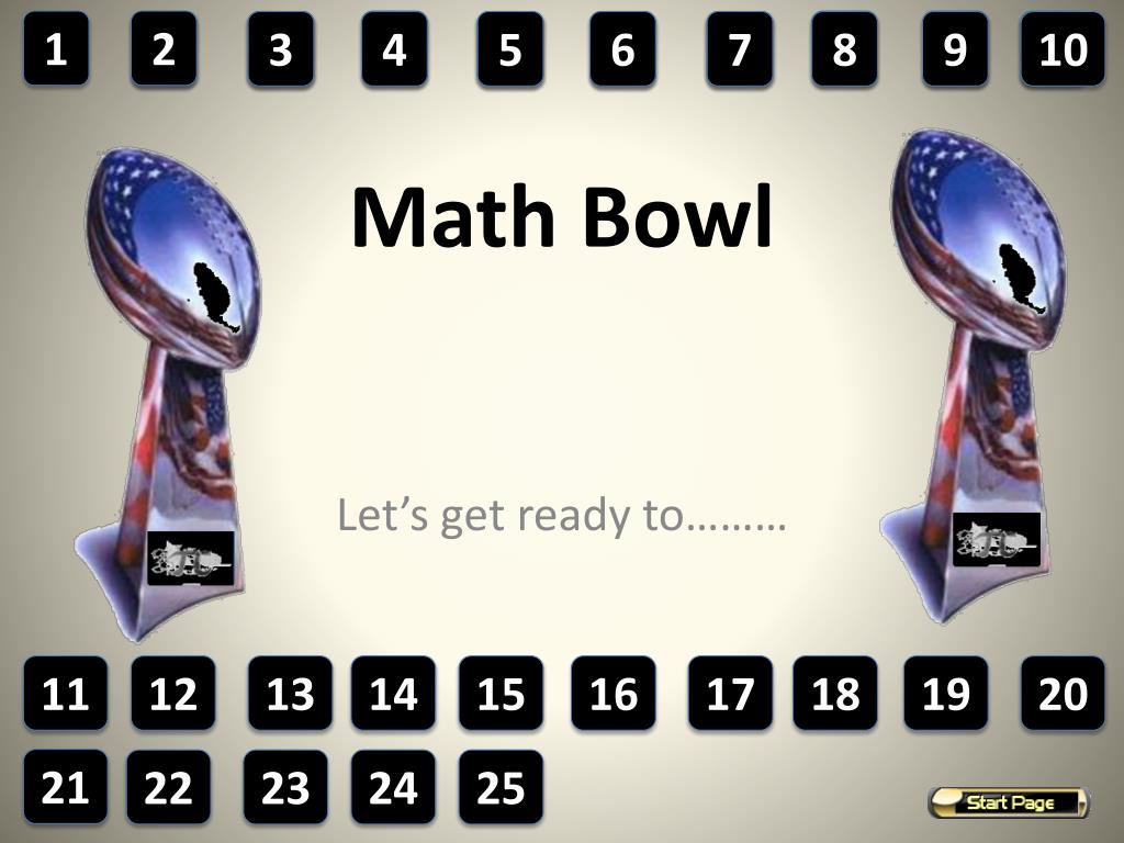 PPT - Math Bowl PowerPoint Presentation, free download - ID:2462036