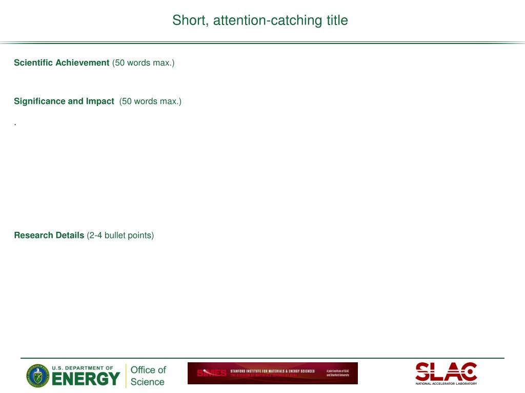 PPT - Short, attention-catching title PowerPoint Presentation, free ...
