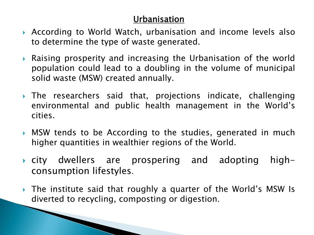 PPT - Urbanisation PowerPoint Presentation, free download - ID:2462668