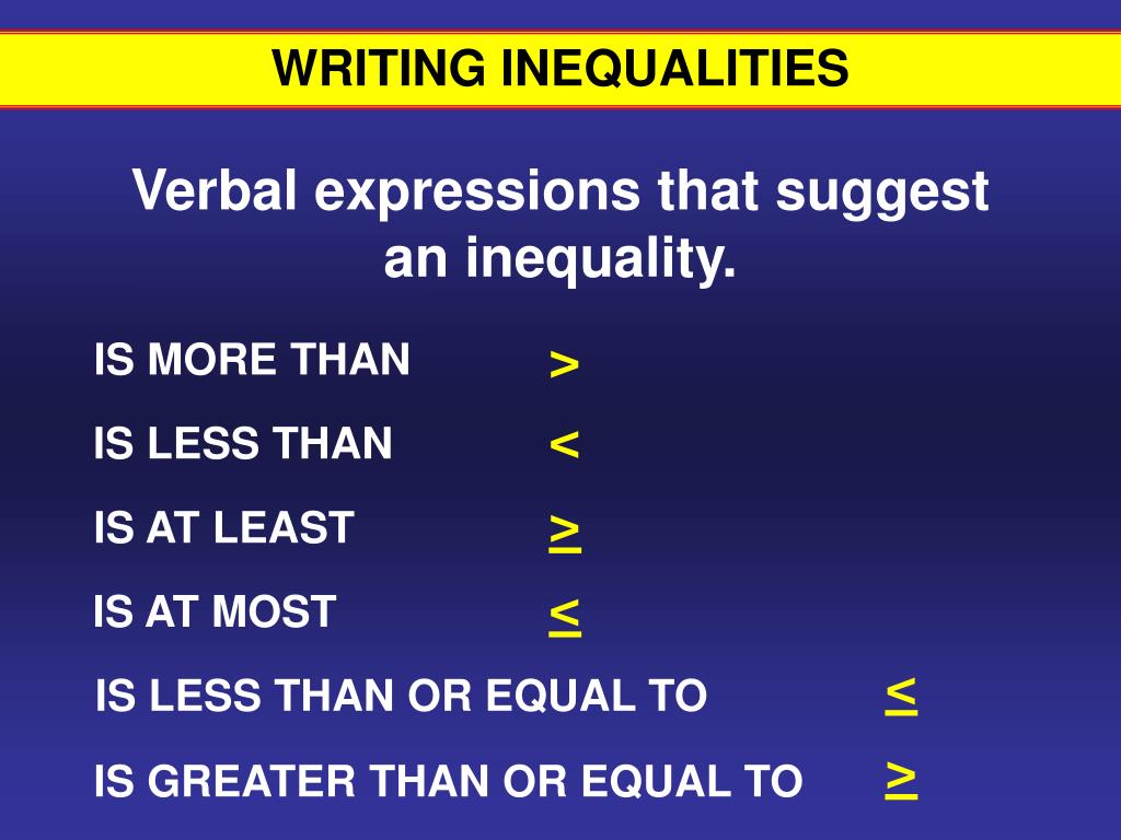 PPT - Verbal Expressions for = PowerPoint Presentation, free download ...