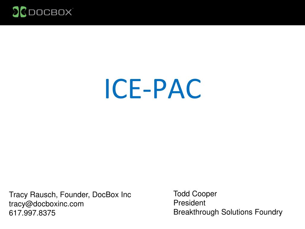 PPT - ICE-PAC PowerPoint Presentation, free download - ID:2463288