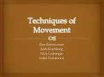 PPT - Individual Movement Techniques PowerPoint Presentation, free ...