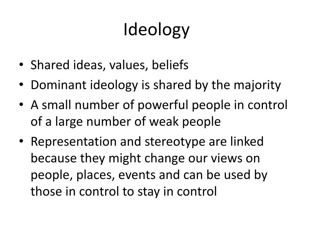 PPT - Ideology PowerPoint Presentation, free download - ID:2463765