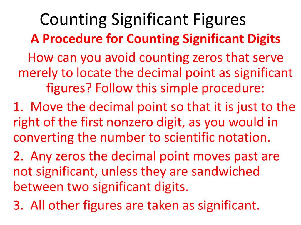PPT - Counting Significant Figures PowerPoint Presentation, free ...