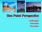 PPT - One Point Perspective PowerPoint Presentation, free download - ID ...