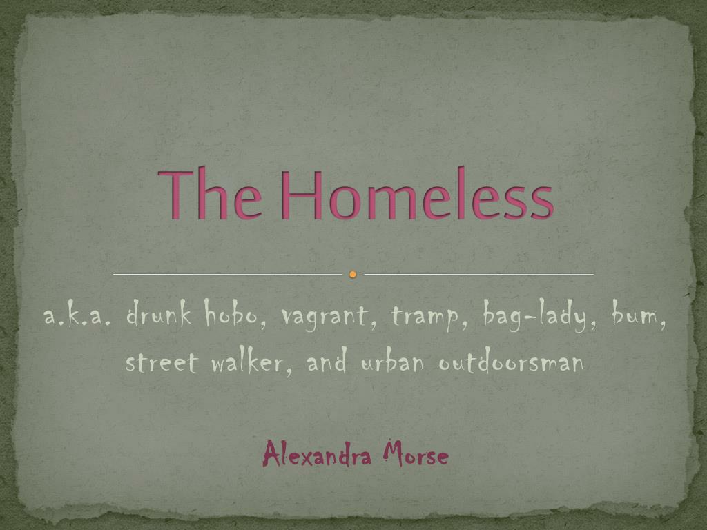 PPT - The Homeless PowerPoint Presentation, free download - ID:2464947