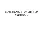 PPT - CLASSIFICATION FOR CLEFT LIP AND PALATE PowerPoint Presentation ...
