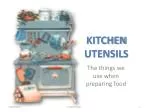 PPT - Essential Kitchen Tools and Utensils PowerPoint Presentation ...