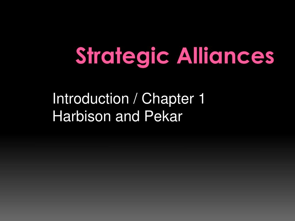 PPT - Strategic Alliances PowerPoint Presentation, free download - ID ...