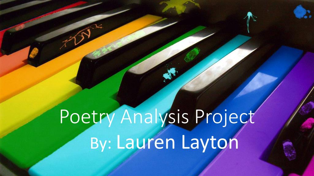PPT - Poetry Analysis Project PowerPoint Presentation, free download ...