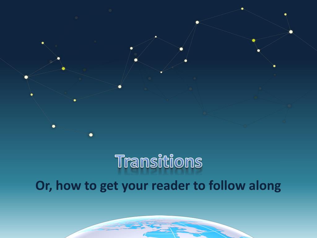 PPT - Transitions PowerPoint Presentation, free download - ID:2469841
