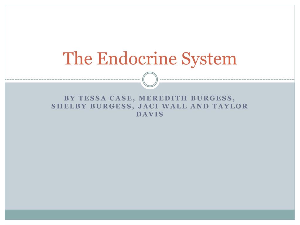 PPT - The Endocrine System PowerPoint Presentation, free download - ID ...