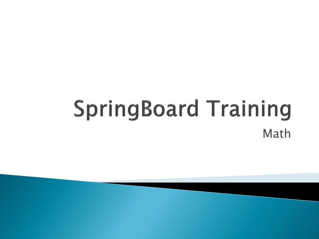 PPT - SpringBoard Training PowerPoint Presentation, free download - ID ...