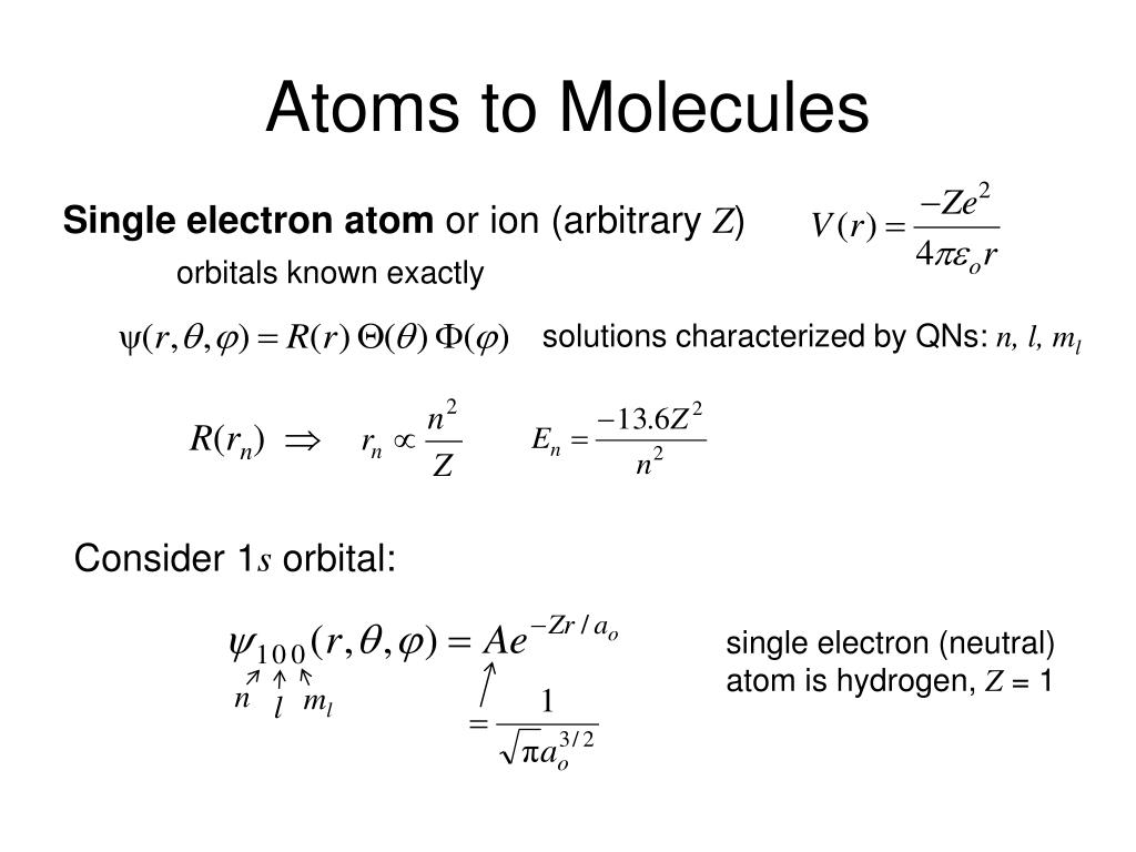 PPT - Atoms to Molecules PowerPoint Presentation, free download - ID ...