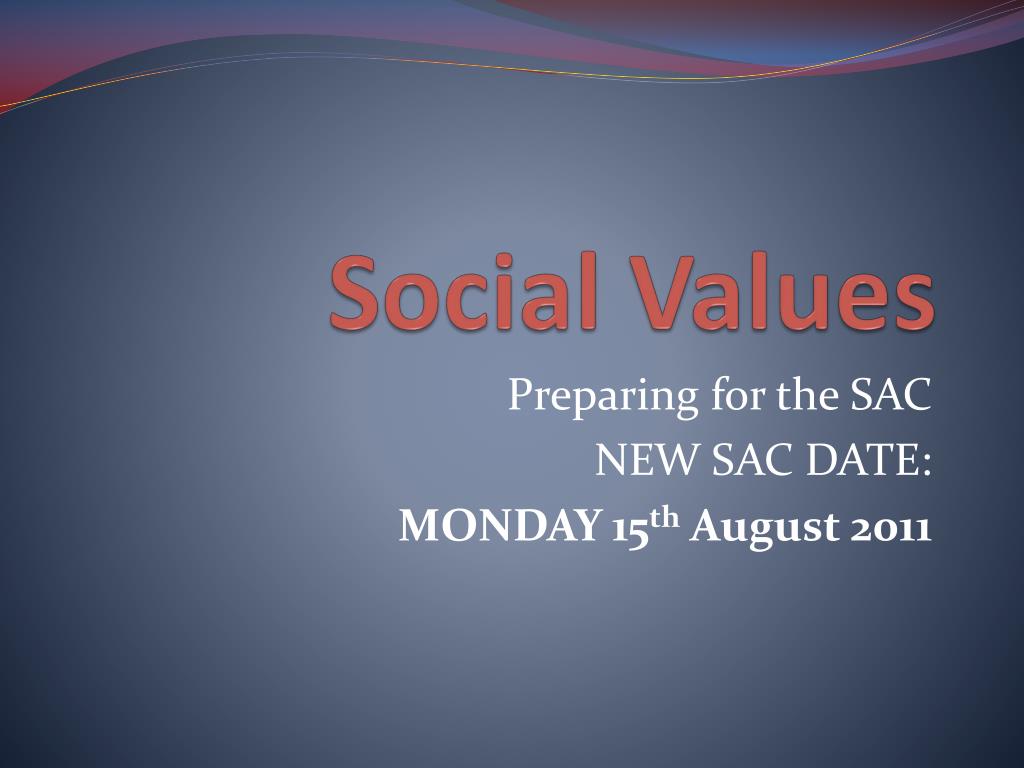 PPT - Social Values PowerPoint Presentation, free download - ID:2470650