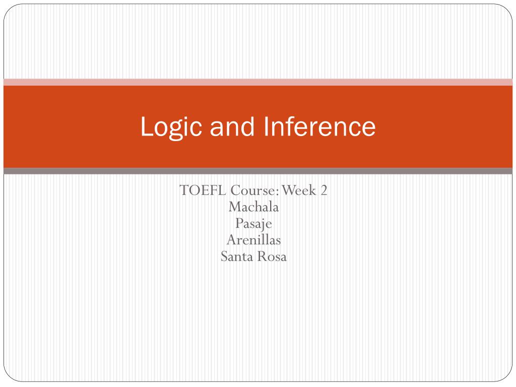 PPT - Logic and Inference PowerPoint Presentation, free download - ID ...