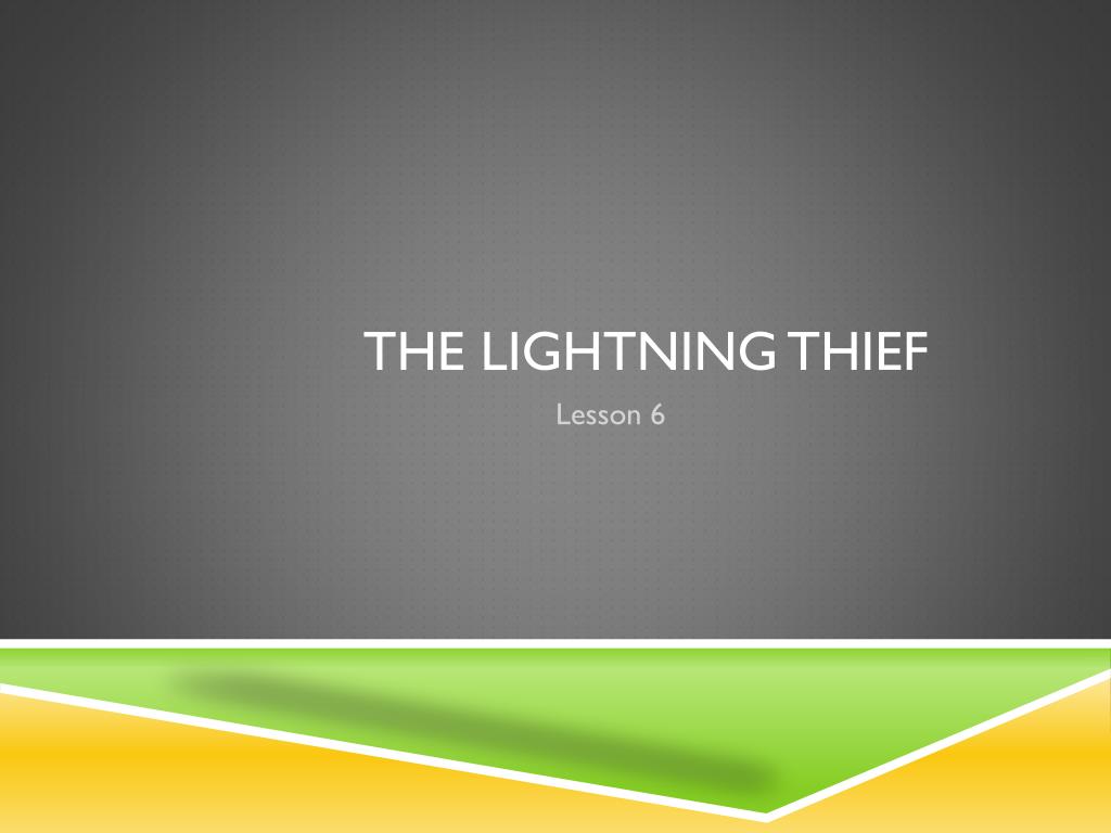 PPT - The Lightning Thief PowerPoint Presentation, free download - ID ...
