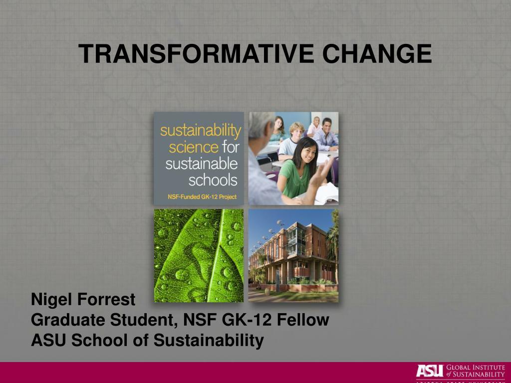 PPT - TRANSFORMATIVE CHANGE PowerPoint Presentation, free download - ID ...