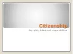 PPT - Citizenship PowerPoint Presentation, free download - ID:1701457