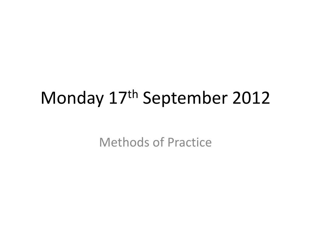 PPT - Effective Methods of Sports Practice for Skill Improvement ...