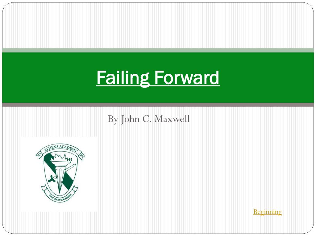 PPT - Failing Forward PowerPoint Presentation, free download - ID:2474425